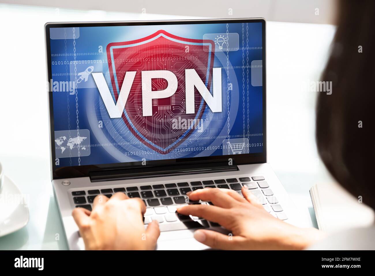 Vpn For Laptop High Resolution Stock Photography and Images - Alamy