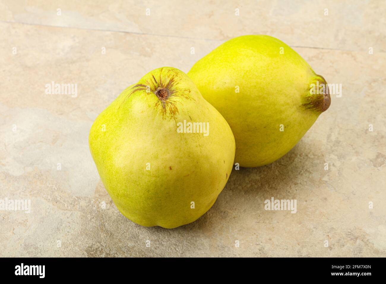 Sweet ripe and juicy quinces fruit Stock Photo - Alamy