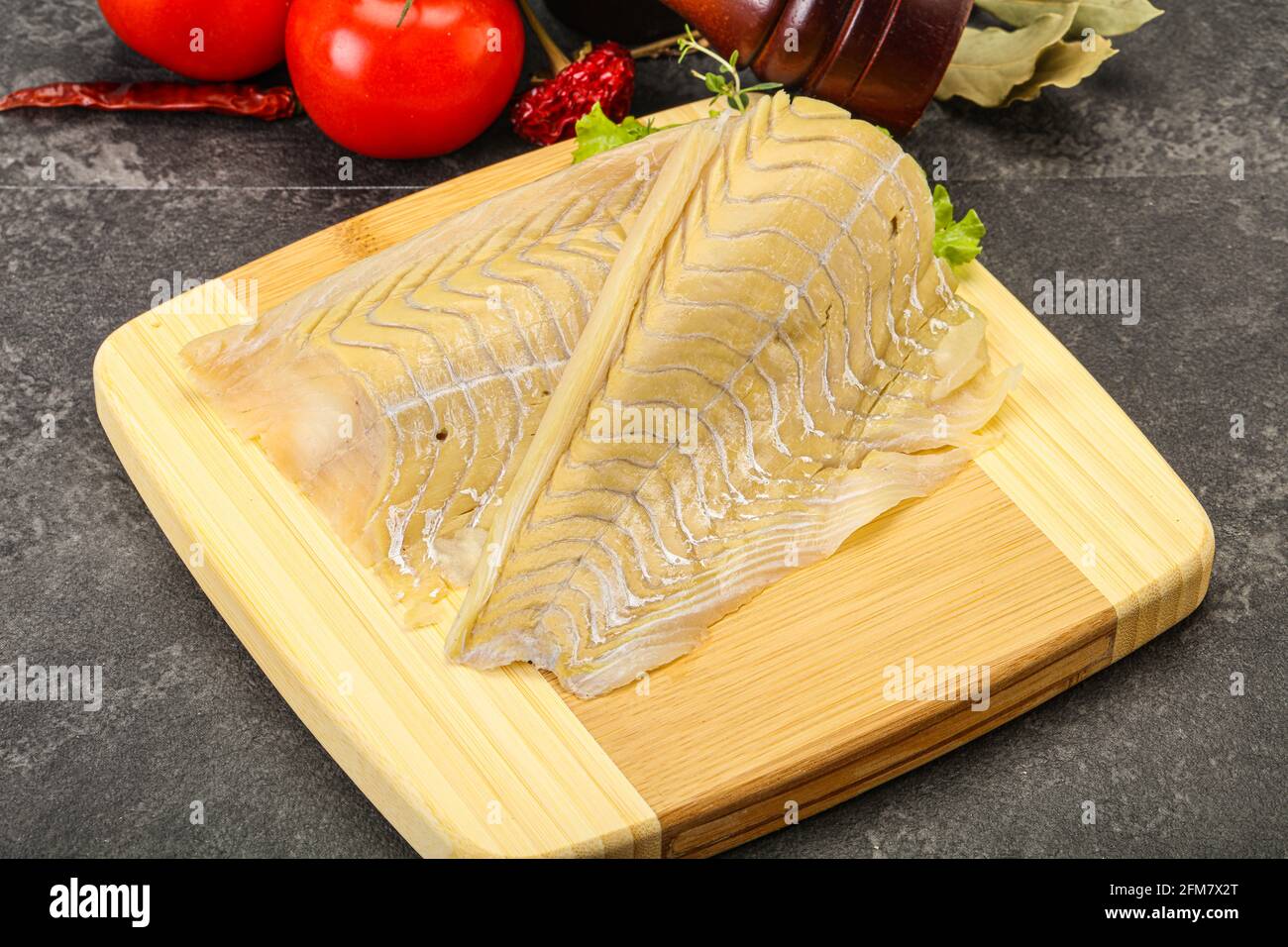 Raw cod fish fillet for cooking Stock Photo - Alamy