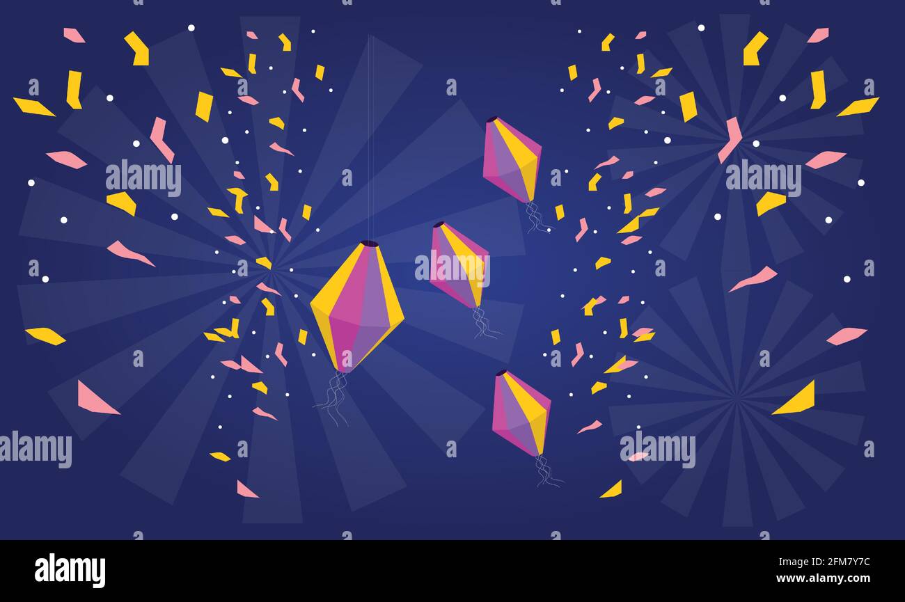 On red background small christmas Stock Vector Images - Alamy