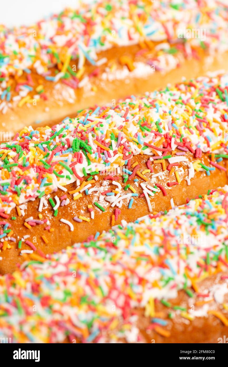 Iced finger buns hi-res stock photography and images - Alamy