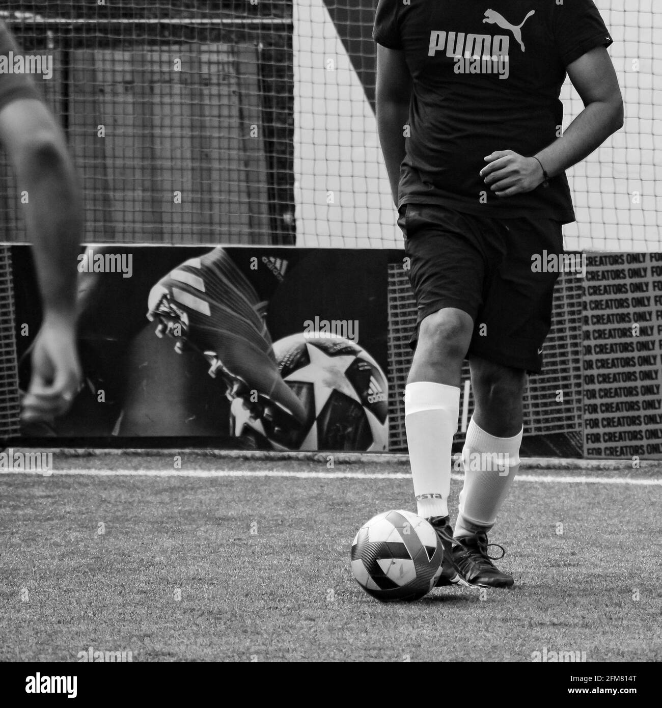 India football team goal Black and White Stock Photos & Images - Alamy