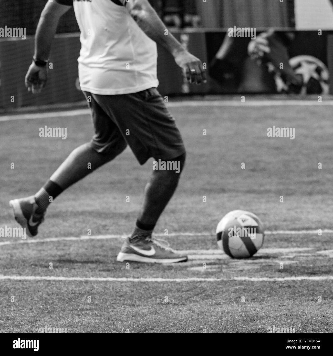 India football team goal Black and White Stock Photos & Images - Alamy