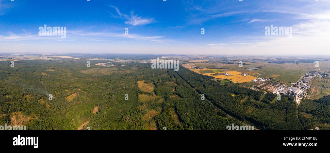 Deforestation, large-scale deforestation, destruction of the ...