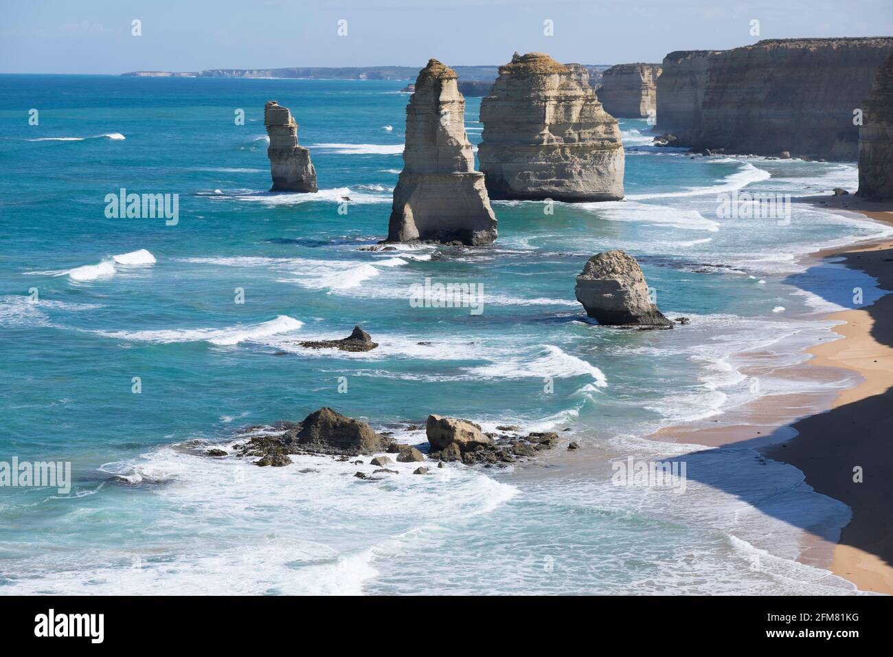 The twelve Apostles, located in Port Campbell, Great Ocean Road ...