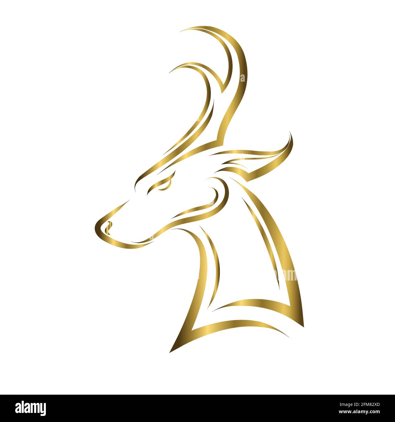 Gold Deer Logo