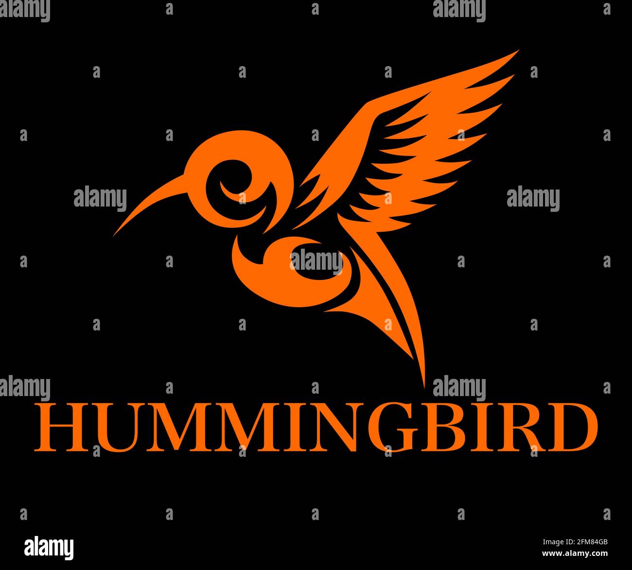 Line art Vector illustration of flying hummingbirds. Suitable for ...