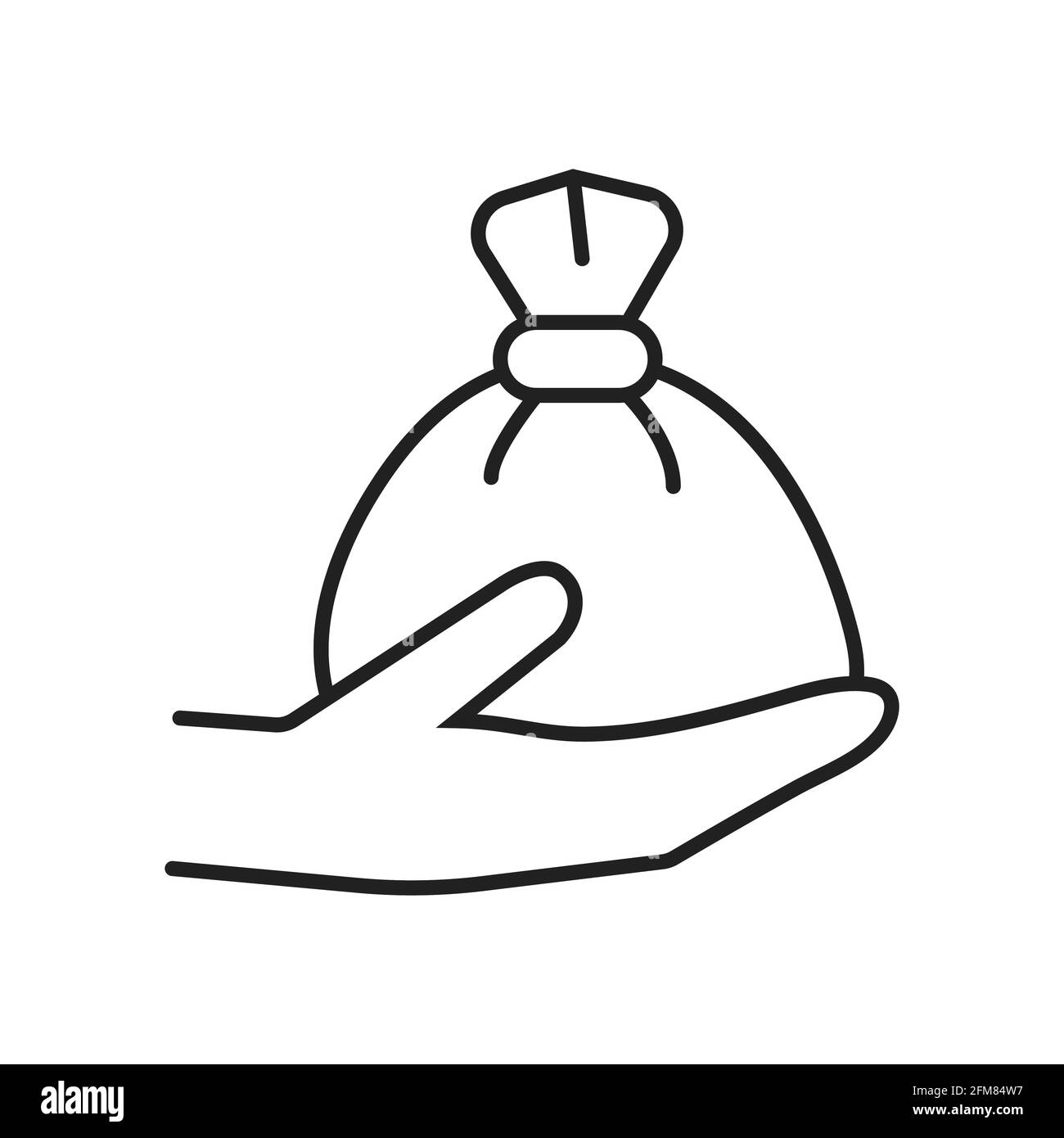 Rich giving poor Stock Vector Images - Alamy