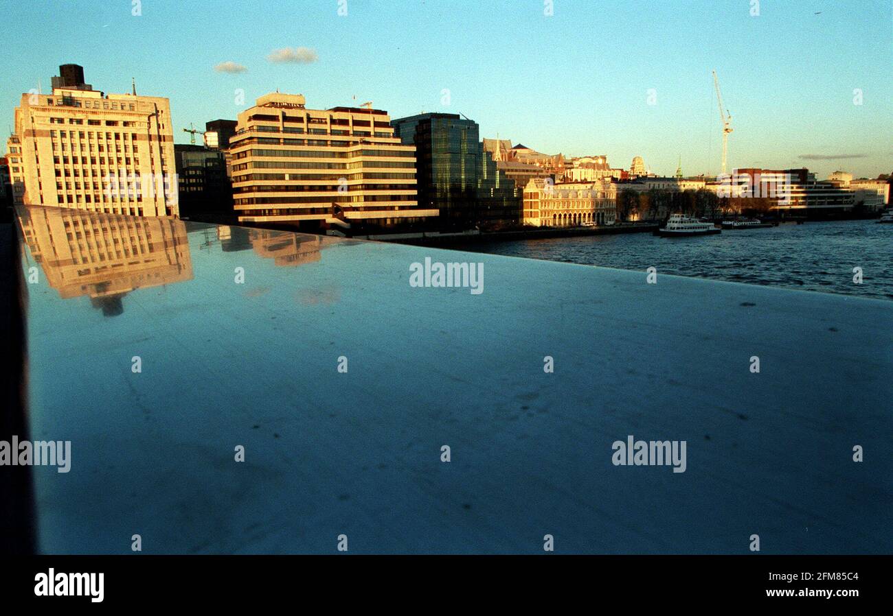 View from London Bridge looking North East November 2000 Stock Photo ...