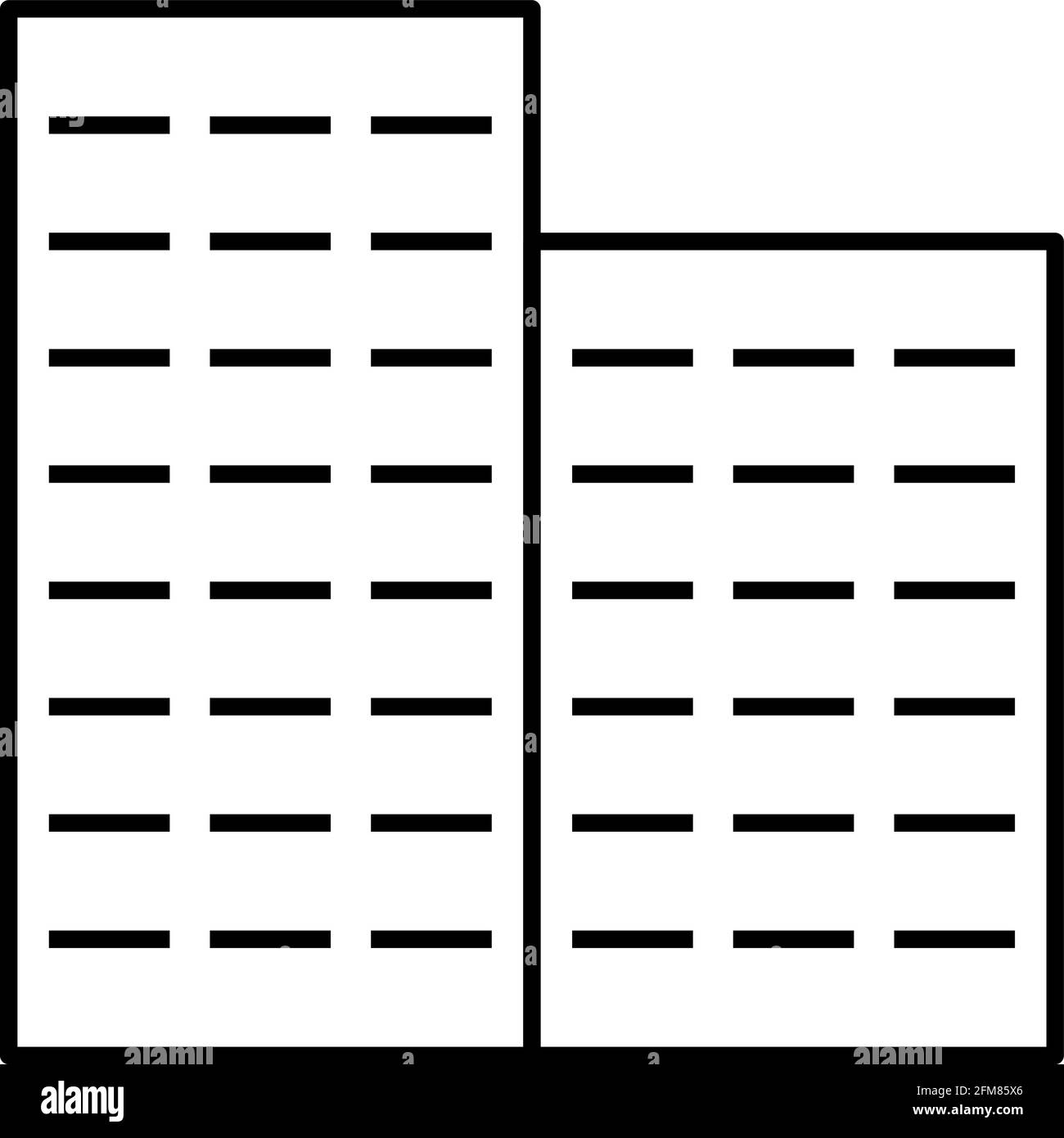 Building block flats Stock Vector Images - Alamy