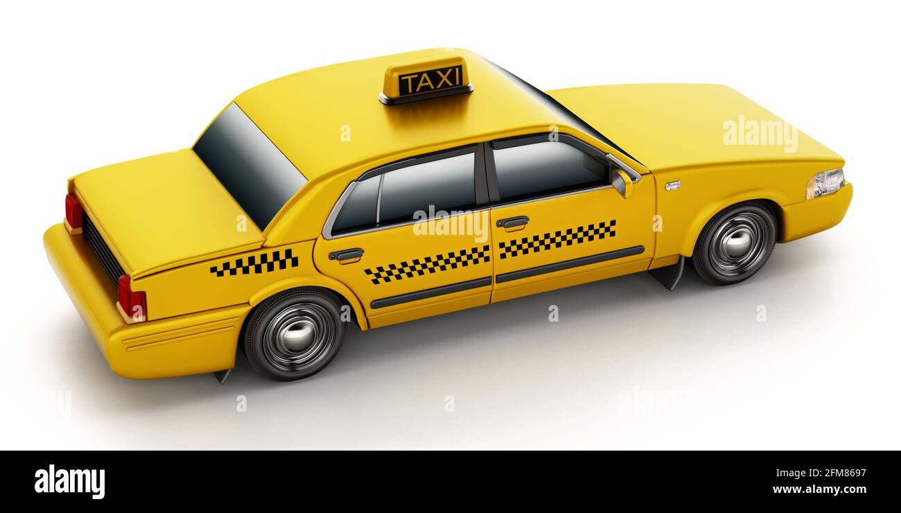 Taxi car isolated hi-res stock photography and images - Alamy