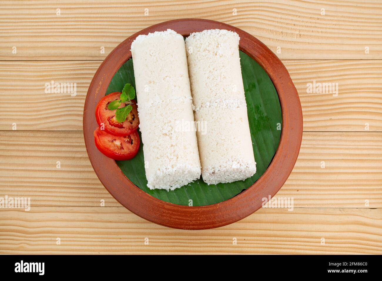 Puttu or White rice puttu -Kerala special breakfast items made using ...