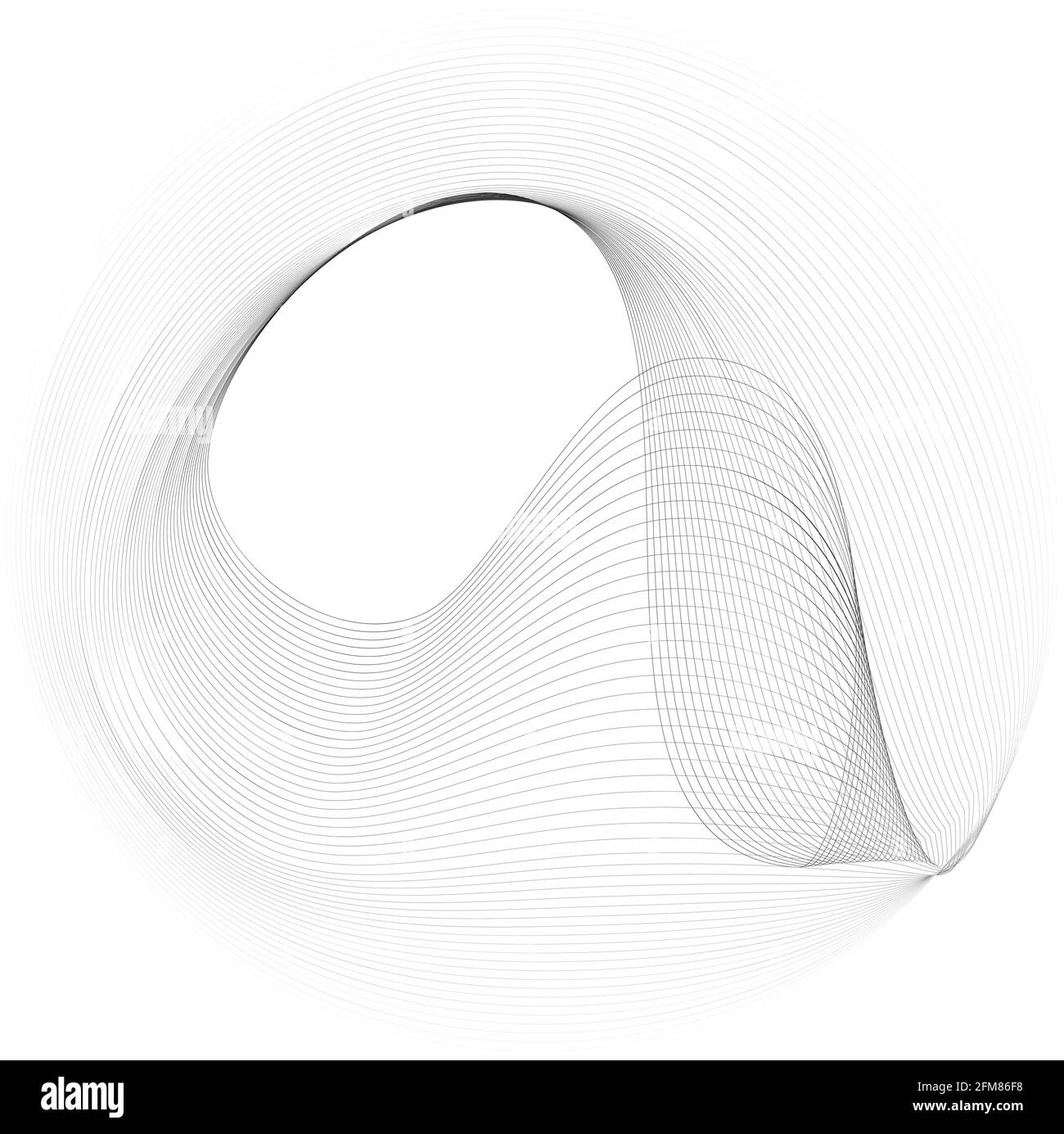 Abstract transparent grey wave background. Smoke effect design element ...