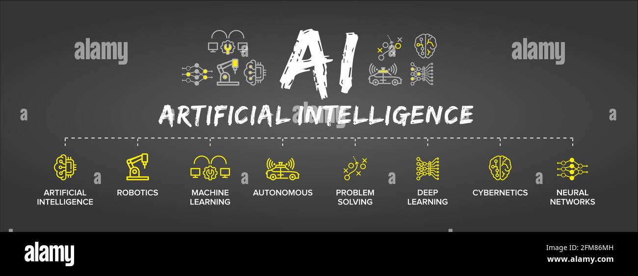Artificial intelligence big set Stock Vector Images - Alamy