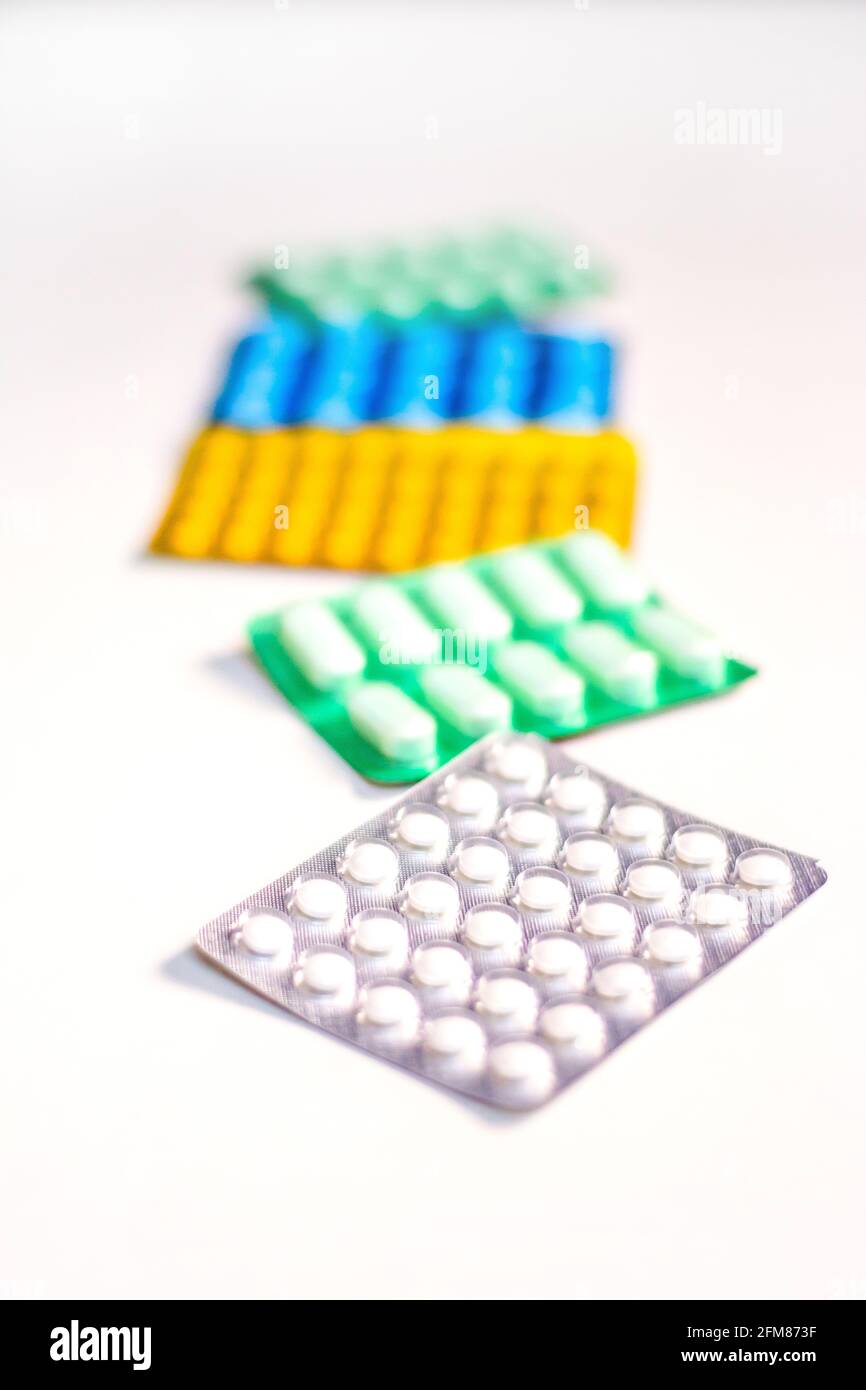 Medicine tablets in packaging on hi-res stock photography and images ...