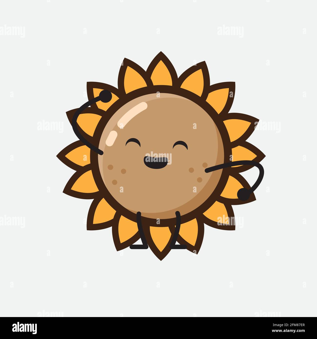 Baby sunflowers Stock Vector Images - Alamy