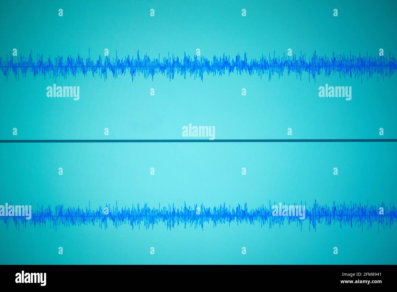 Voiceover studio voice actor dialogue recording audio sound wave on ...