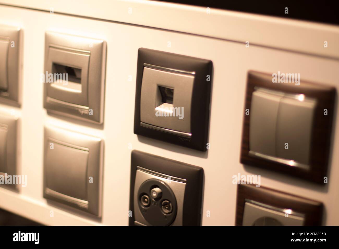Store socket switch display hi-res stock photography and images - Alamy