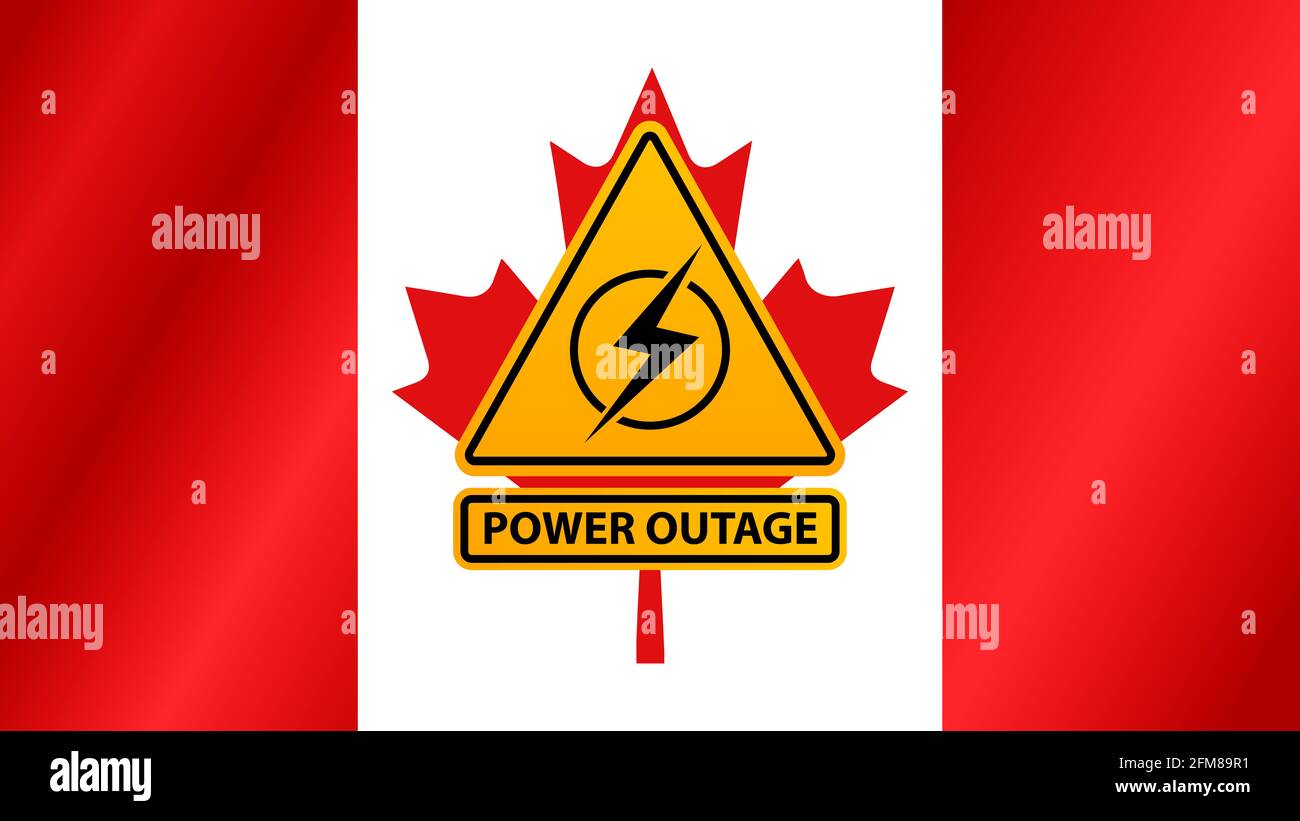 Power outage warning sign hi-res stock photography and images - Alamy