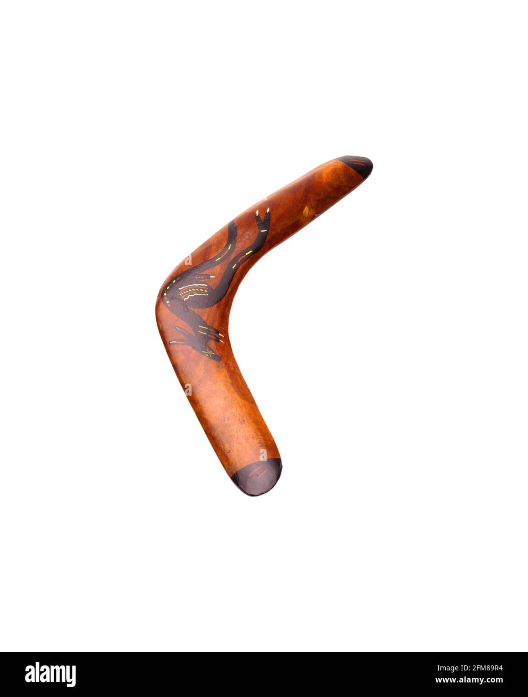 souvenir decorative toy Boomerang on a white background Stock Photo - Alamy