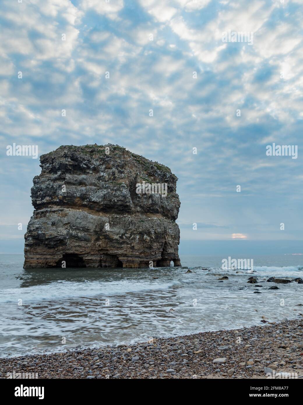 Marsden Rock and beach. Marsden, South Shields Stock Photo - Alamy