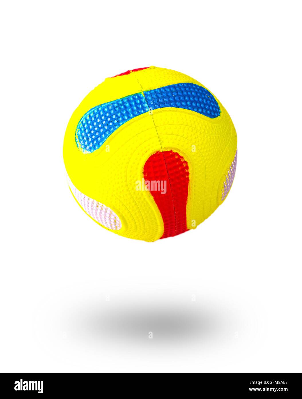 Children's ball on a white background with shadow Stock Photo - Alamy