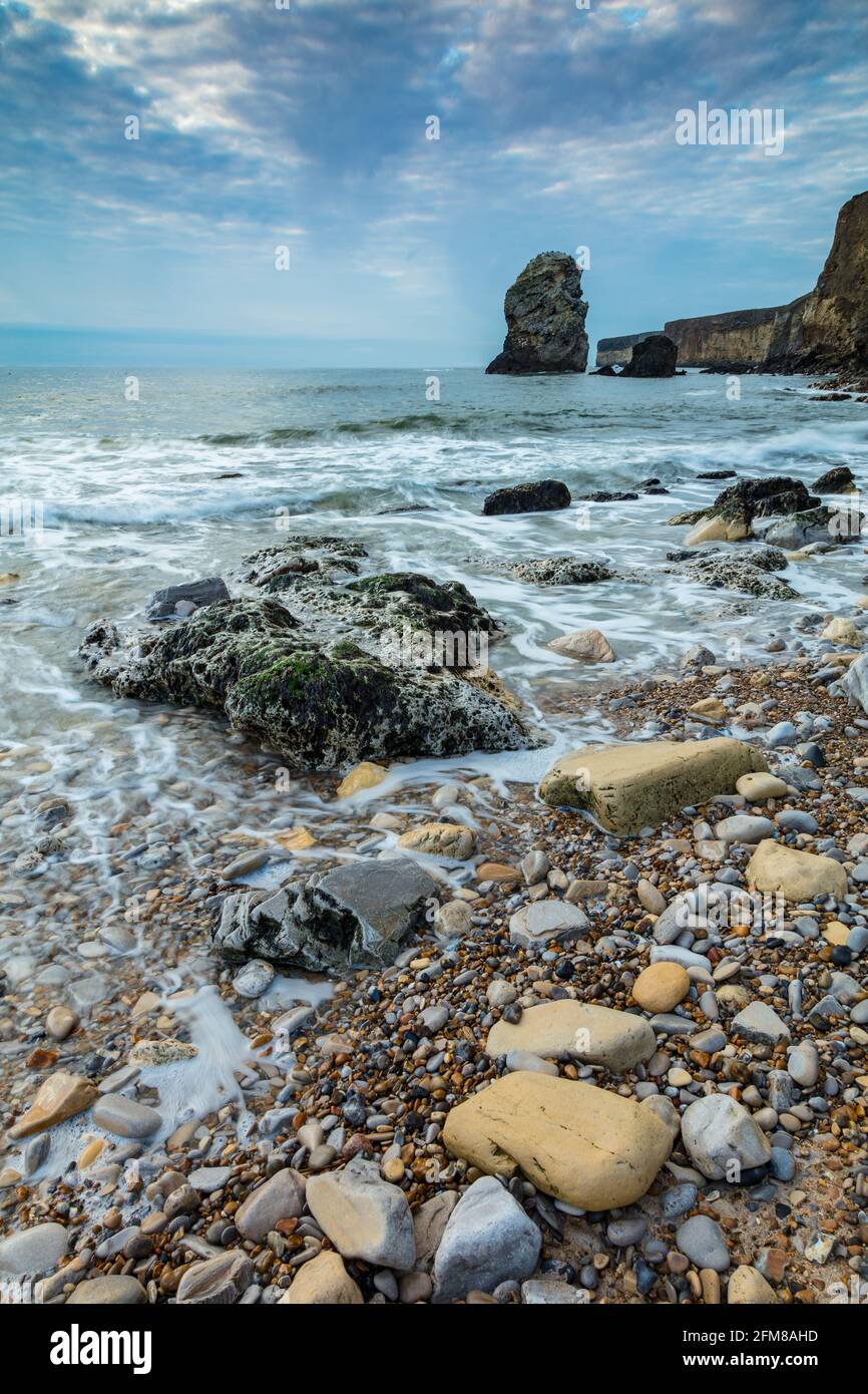 Marsden Rock and beach. Marsden, South Shields Stock Photo - Alamy