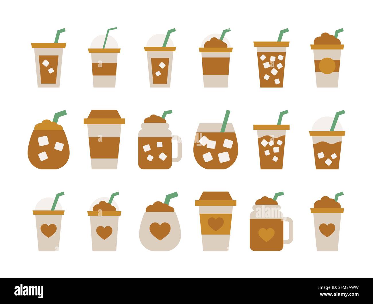 Iced Coffee Clipart