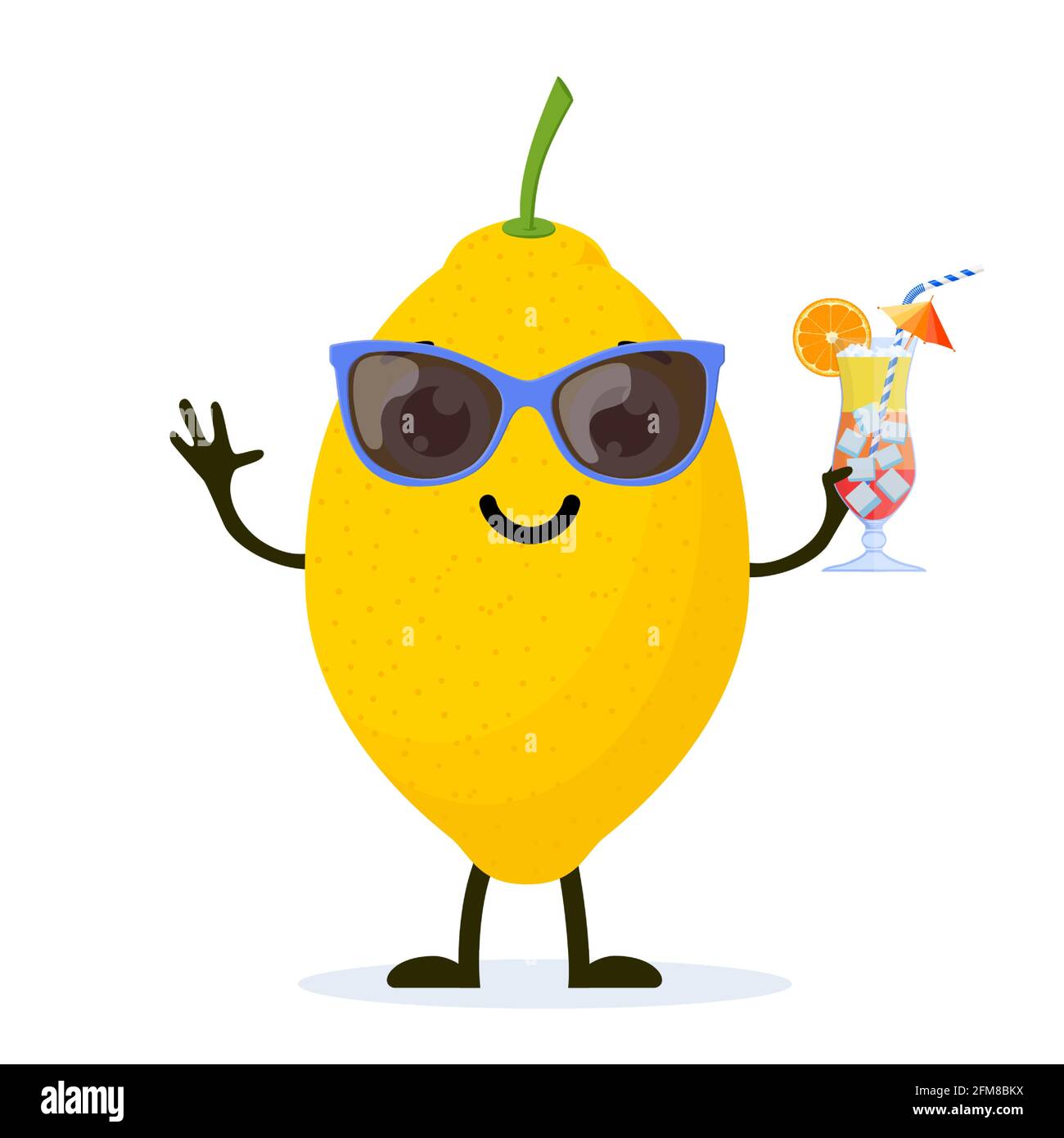Cute and funny lemon character Stock Vector Image & Art - Alamy