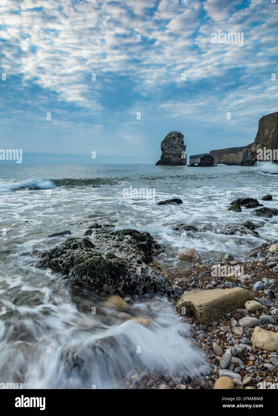Marsden Rock and beach. Marsden, South Shields Stock Photo - Alamy