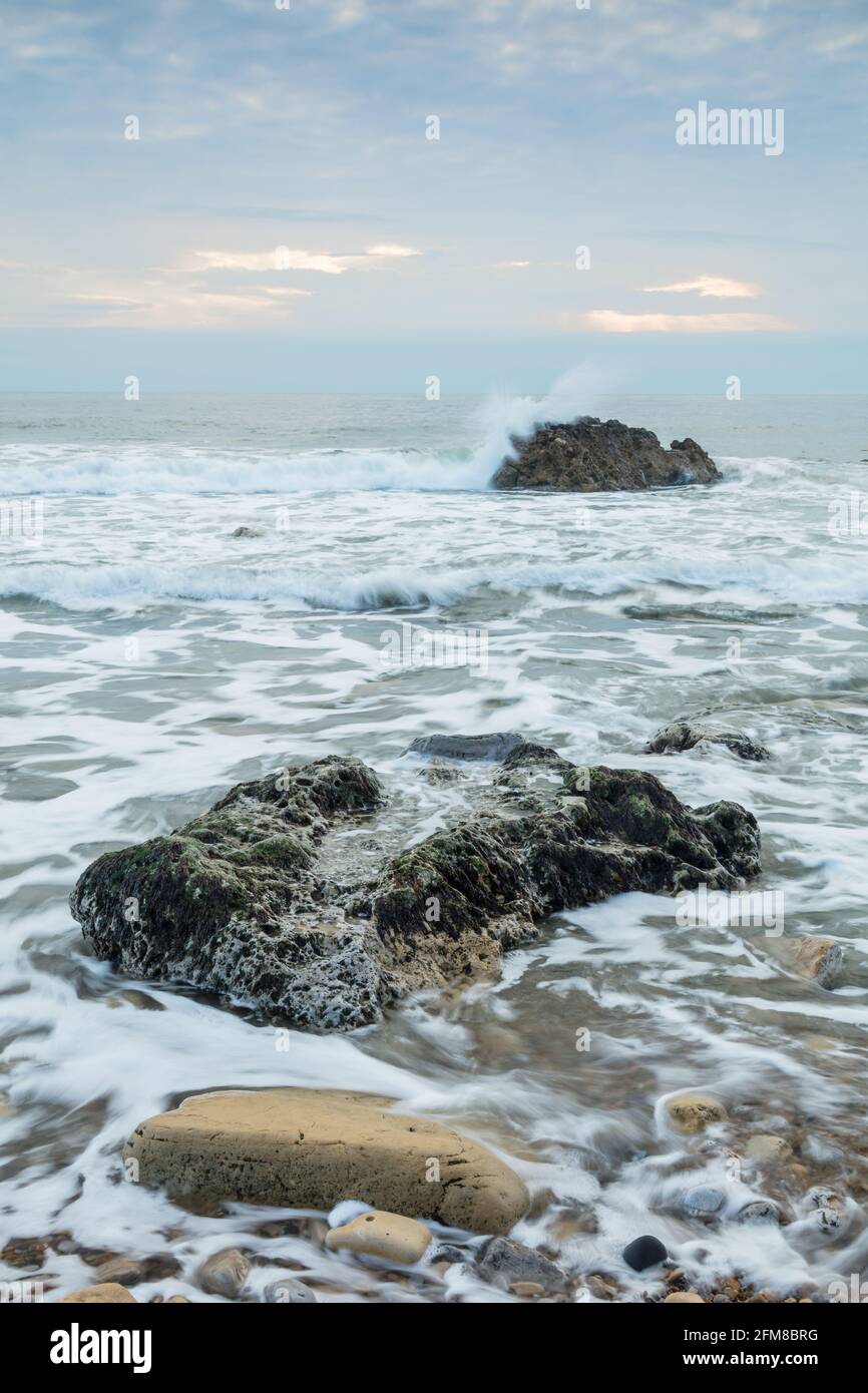 Marsden Rock and beach. Marsden, South Shields Stock Photo - Alamy
