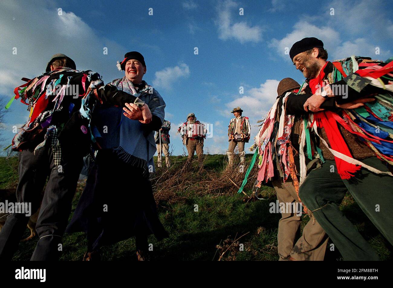 THE MEPAL MOLLY MEN CELEBRATE PLOUGH MONDAY, TO ENCOURAGE THE NEW CROPS ...