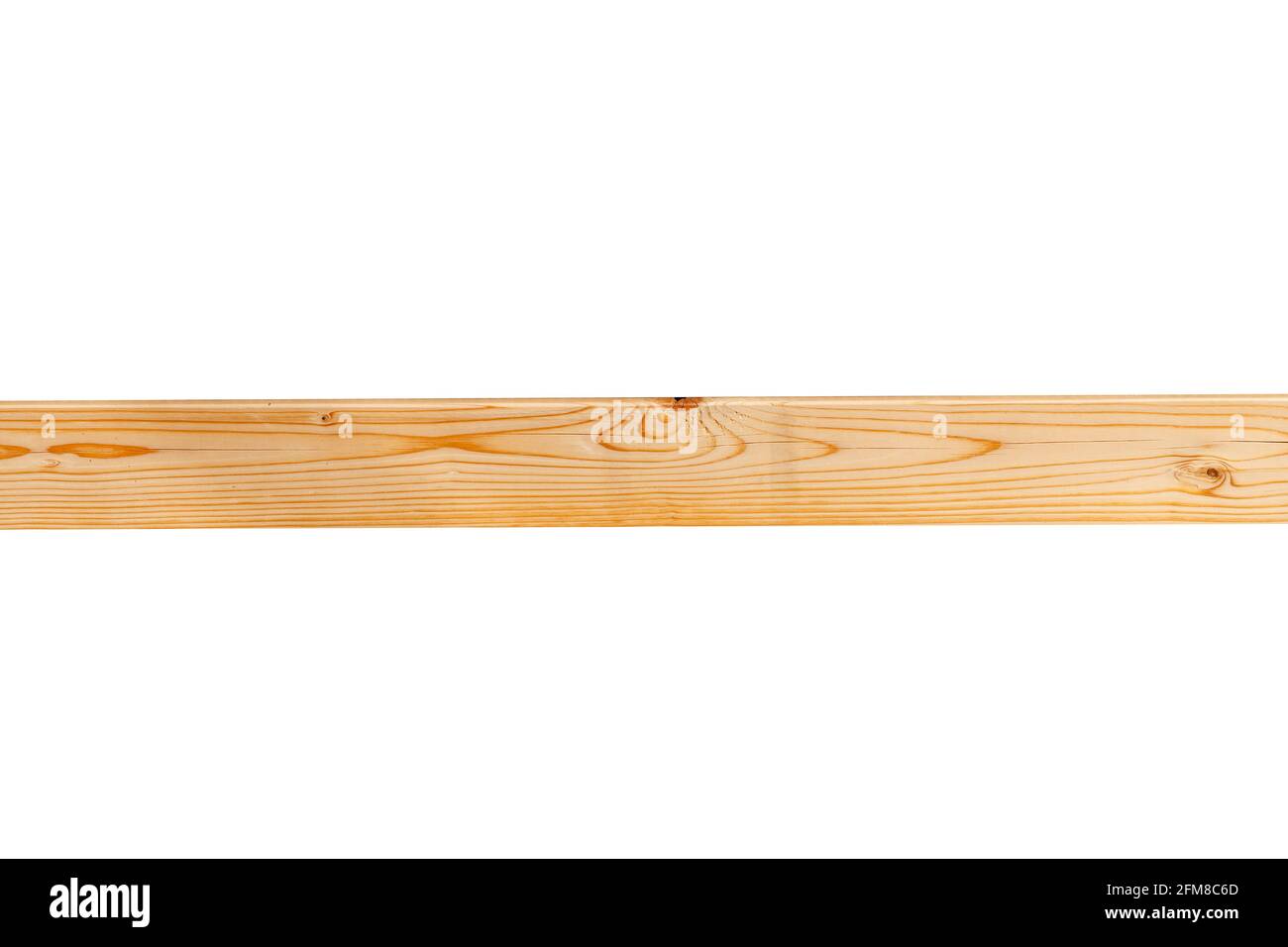 horizontal wooden plank isolated on white background. High quality ...
