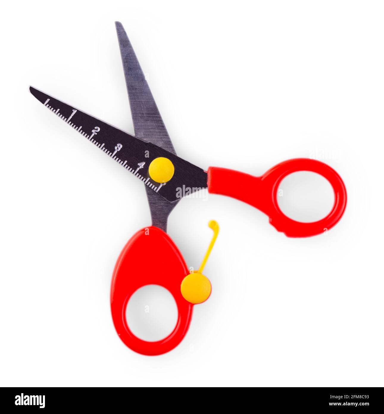 children's scissors isolated on white background Stock Photo - Alamy
