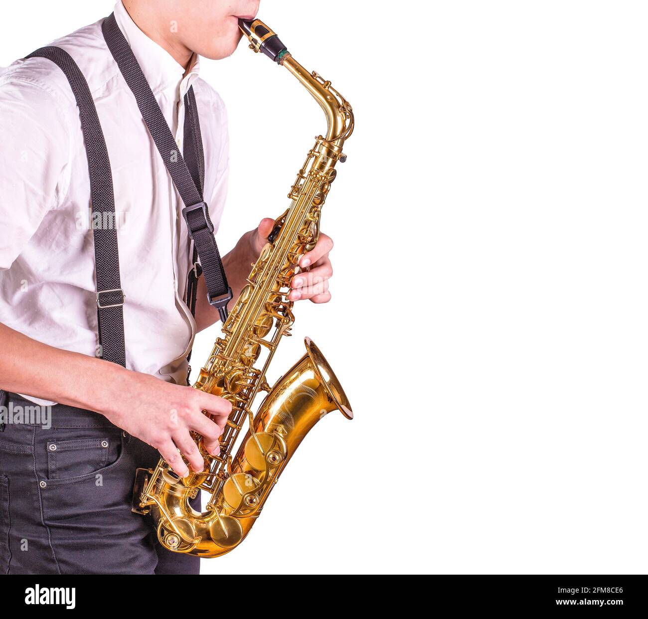 Saxophone foreground hi-res stock photography and images - Alamy