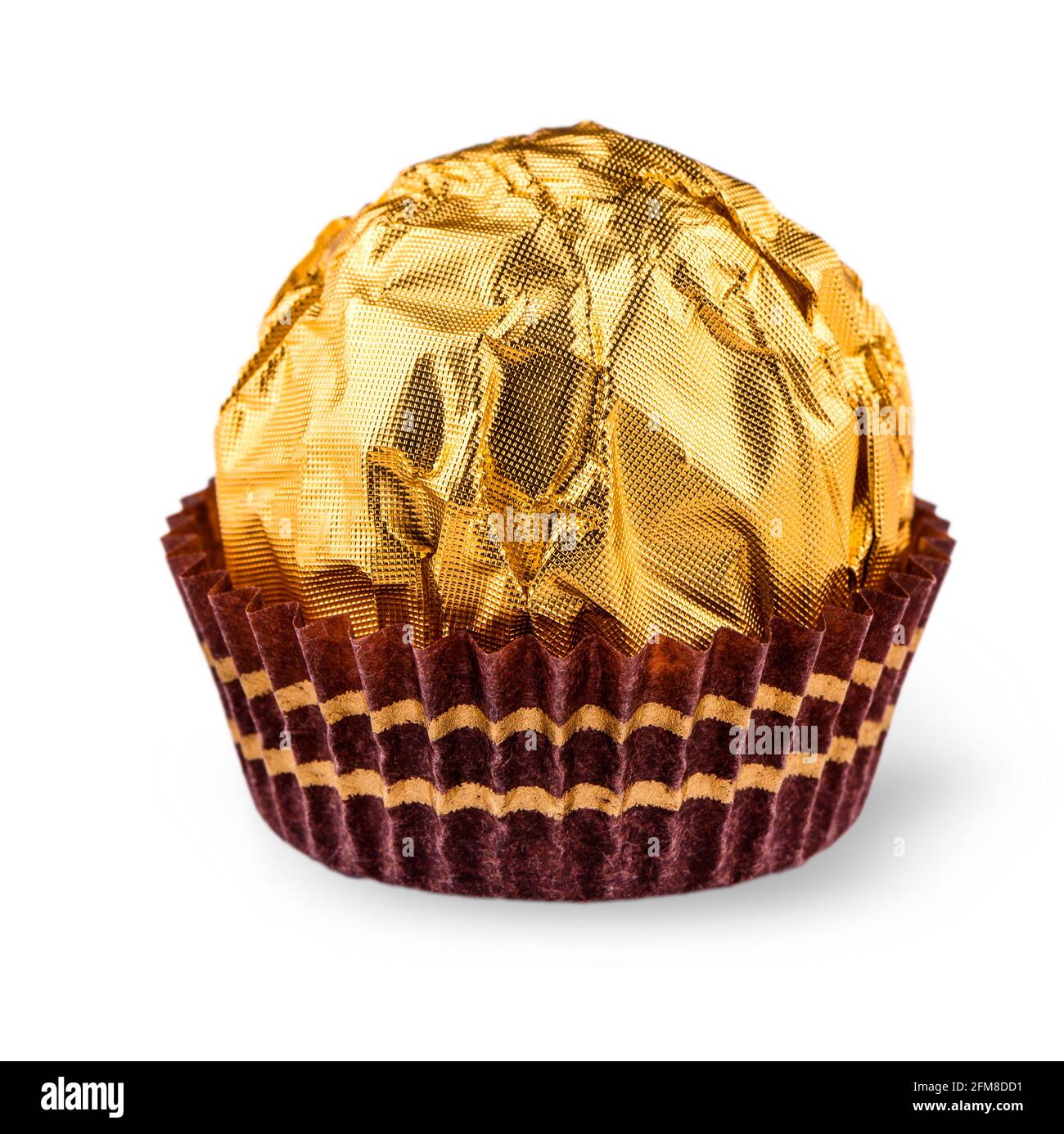 candy in shiny wrapper on white background Stock Photo - Alamy