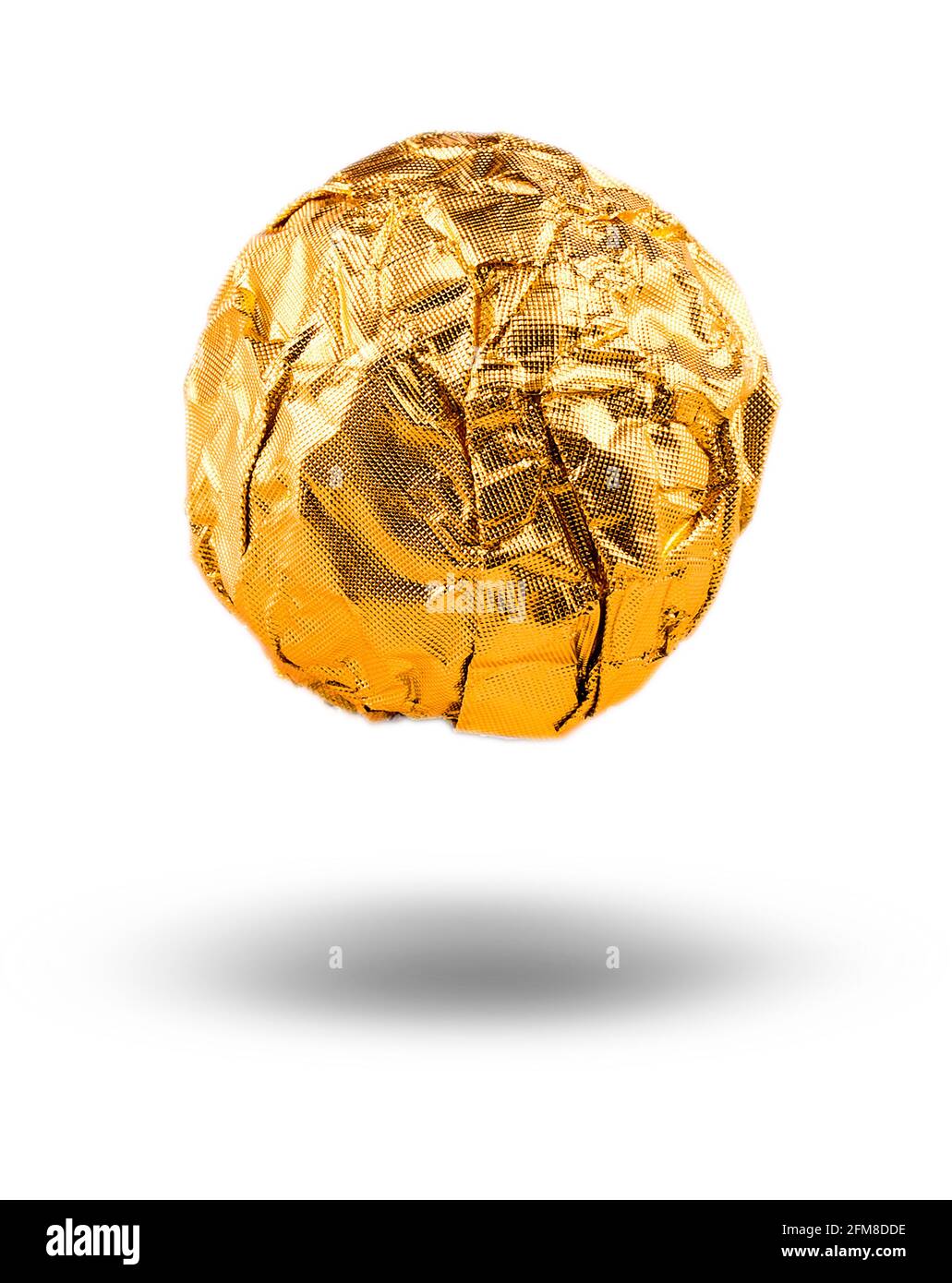 candy in shiny wrapper with shadow isolated on white background Stock ...