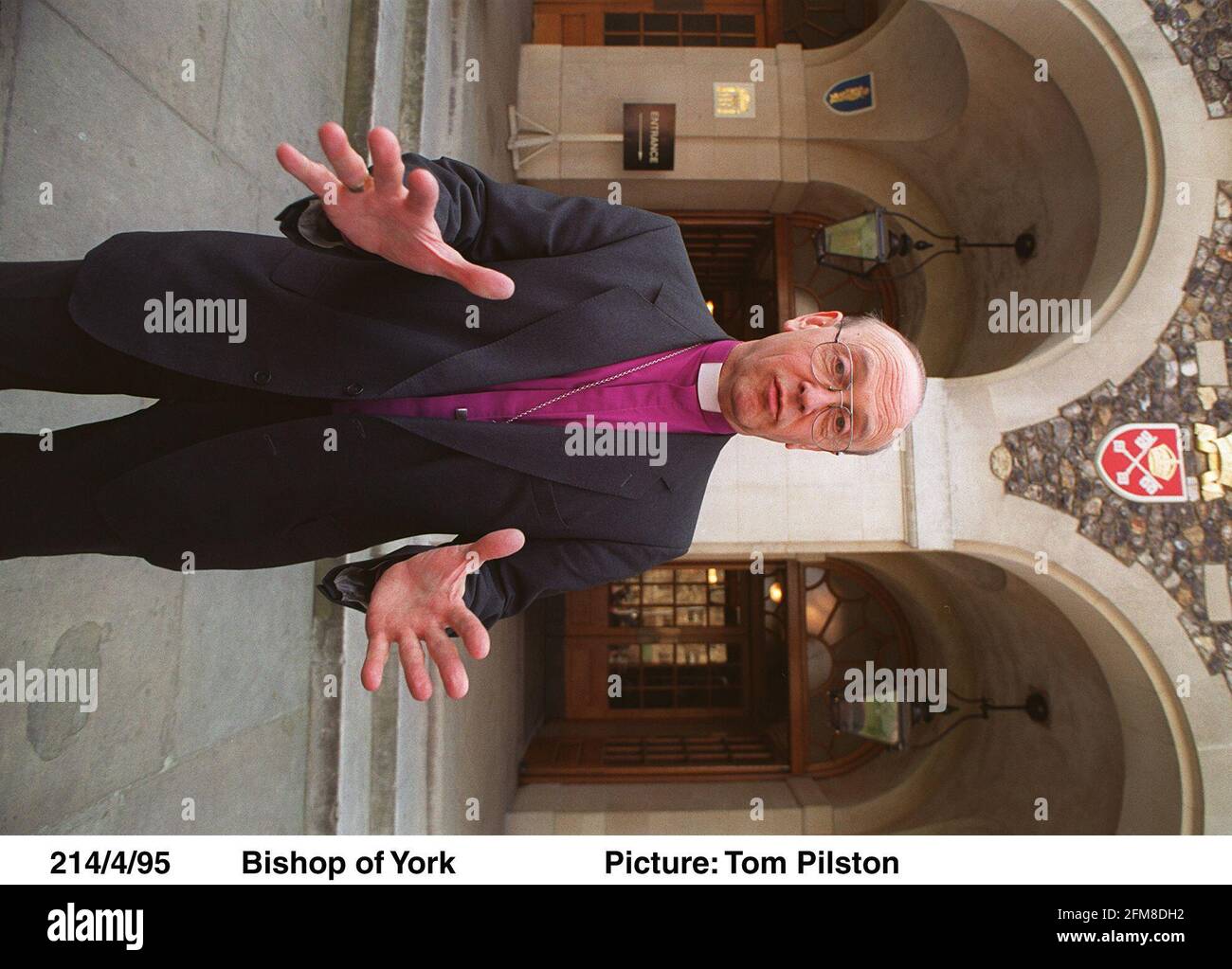 Dr David Hope who has been appointed as the new Archbishop of York ...