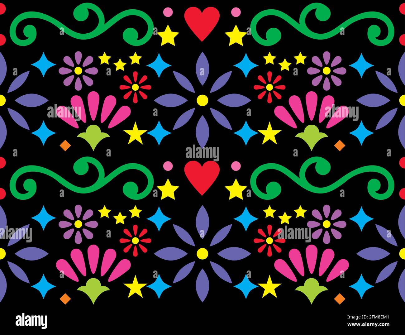 Mexican Design Patterns Vector