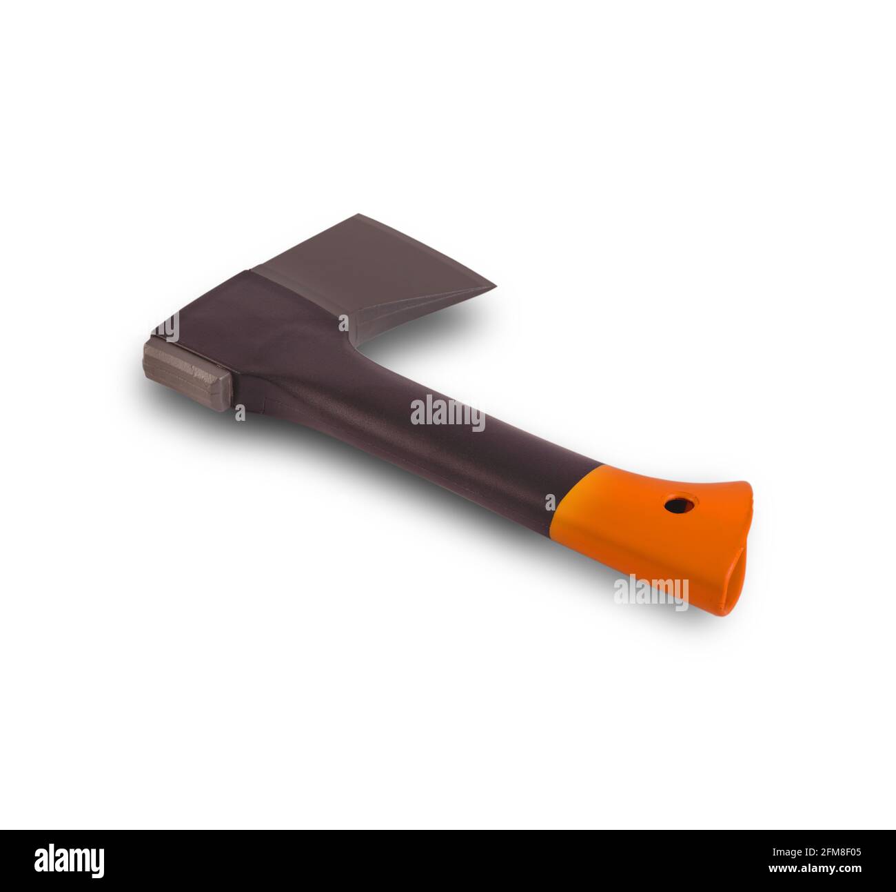 Black sharp small ax in the boot Stock Photo - Alamy