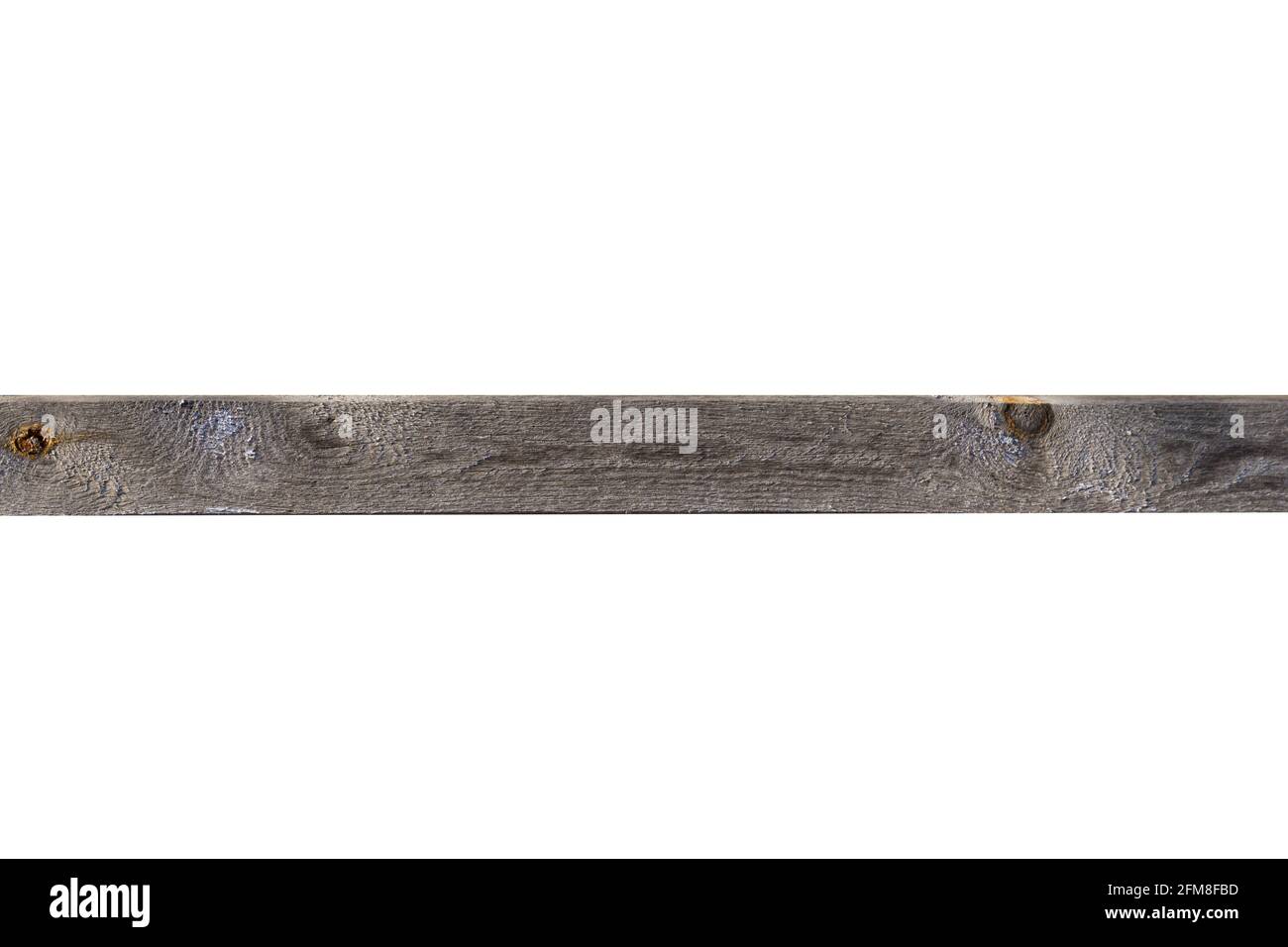 horizontal wooden plank isolated on white background. High quality ...