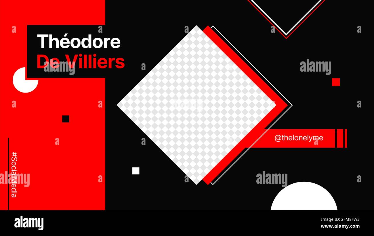 Geometric Banner for Social Media. Post Creative Template for Business ...