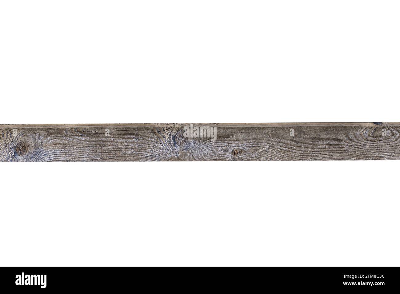 horizontal wooden plank isolated on white background. High quality ...