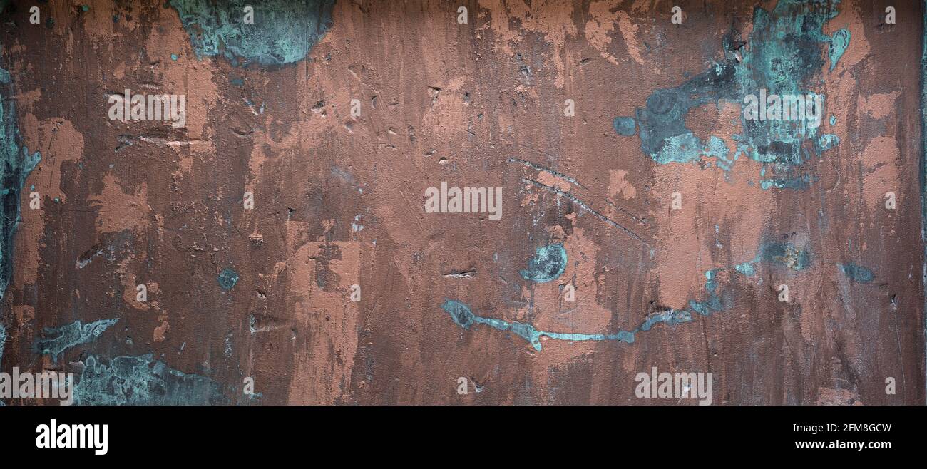 Copper-like artistic texture background with aged effect Stock Photo ...