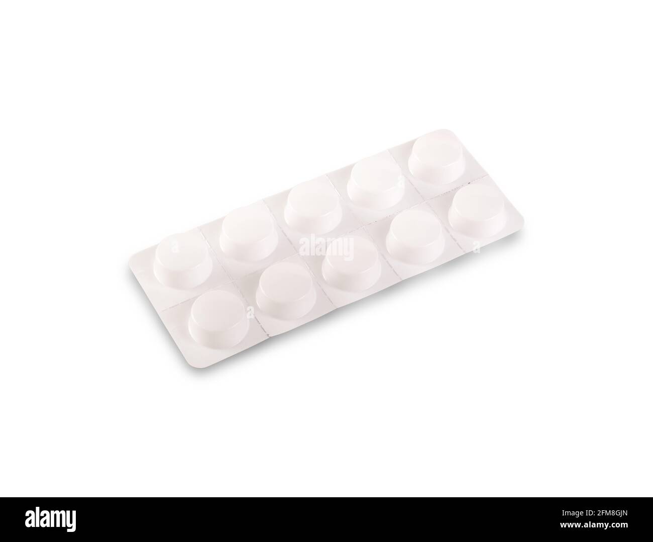tablets in white plastic packing Stock Photo - Alamy