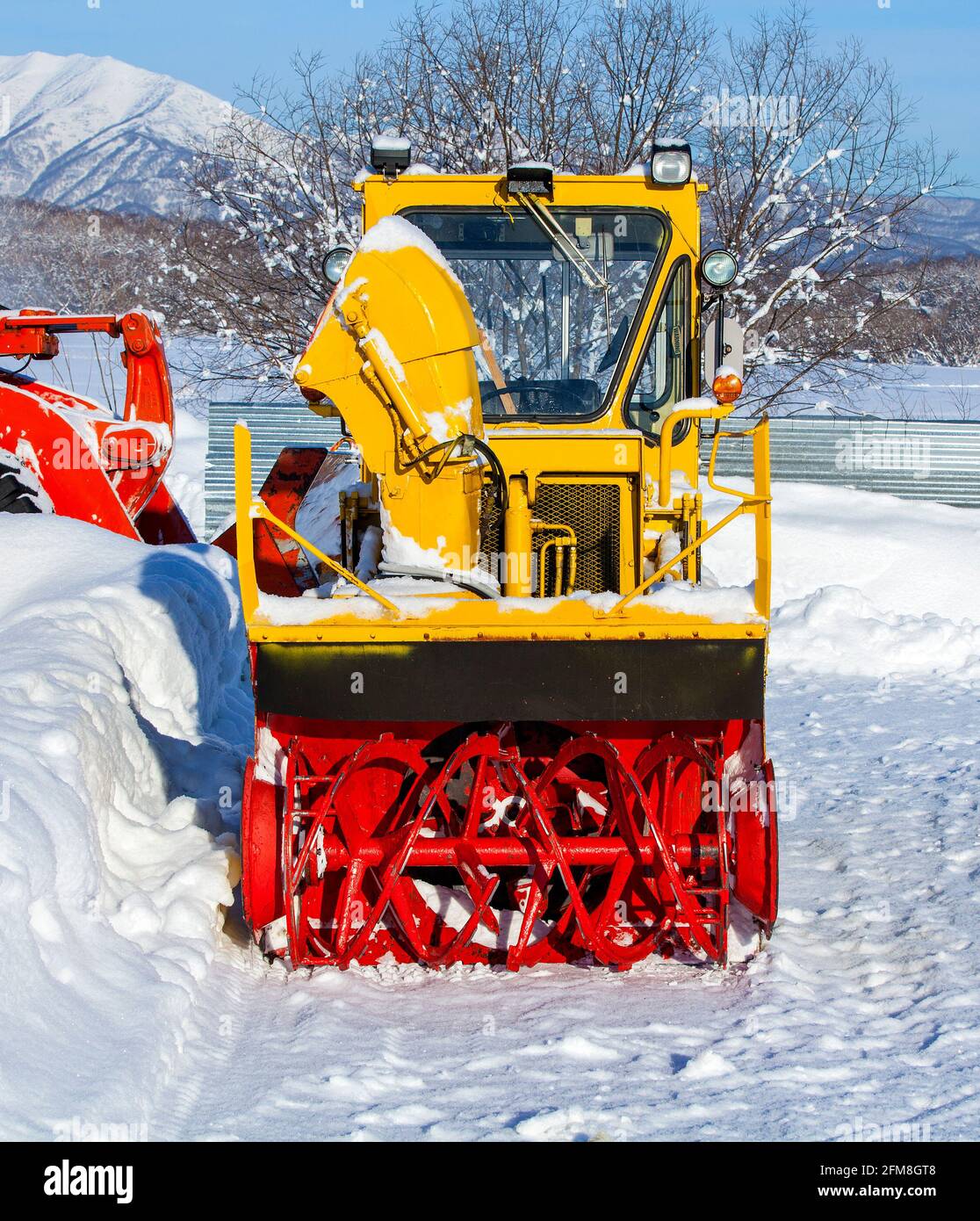tractor for snow removal Stock Photo - Alamy