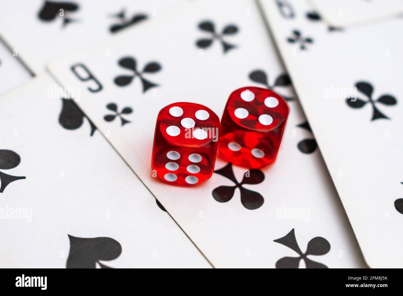 Nine dice hi-res stock photography and images - Alamy