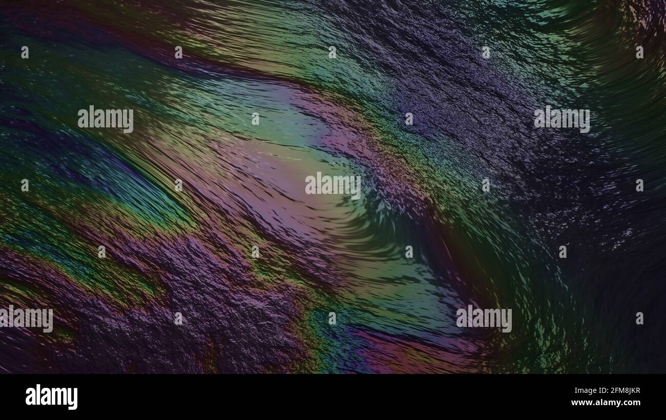 Rough waves with metalic material Stock Photo - Alamy