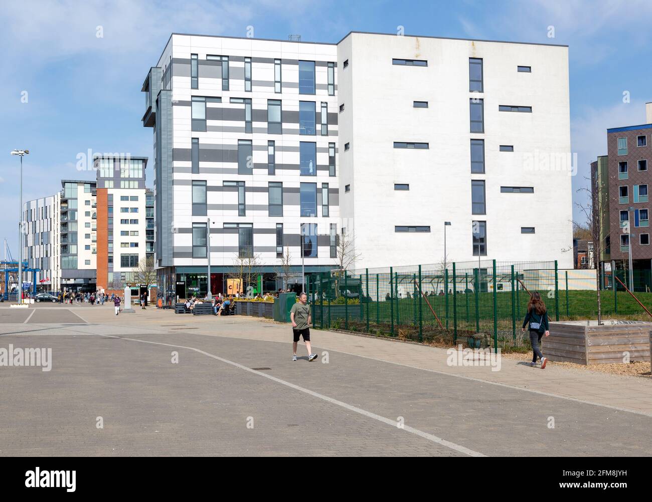 Modern architecture James Hehir building, University of Suffolk ...