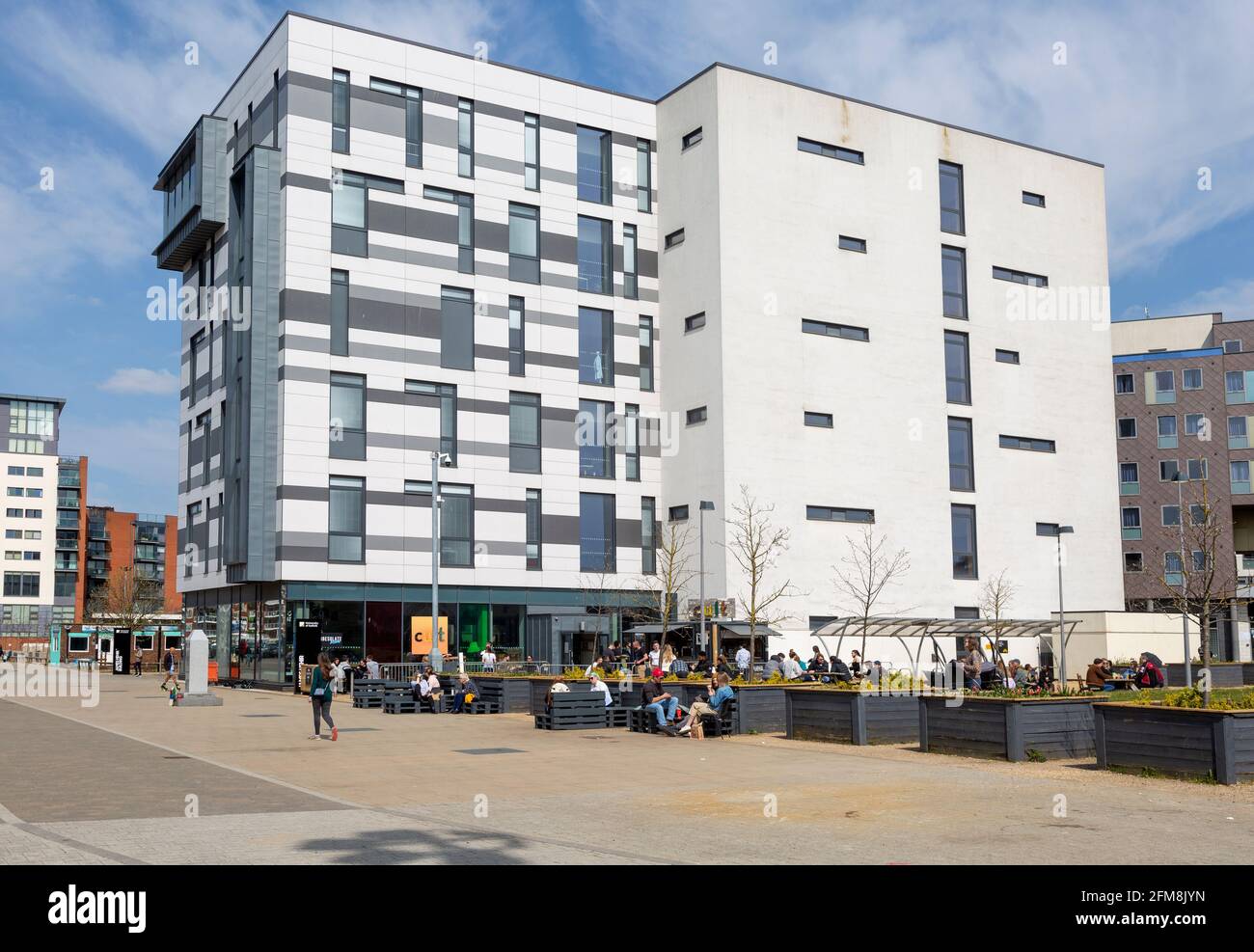 Modern architecture James Hehir building, University of Suffolk ...